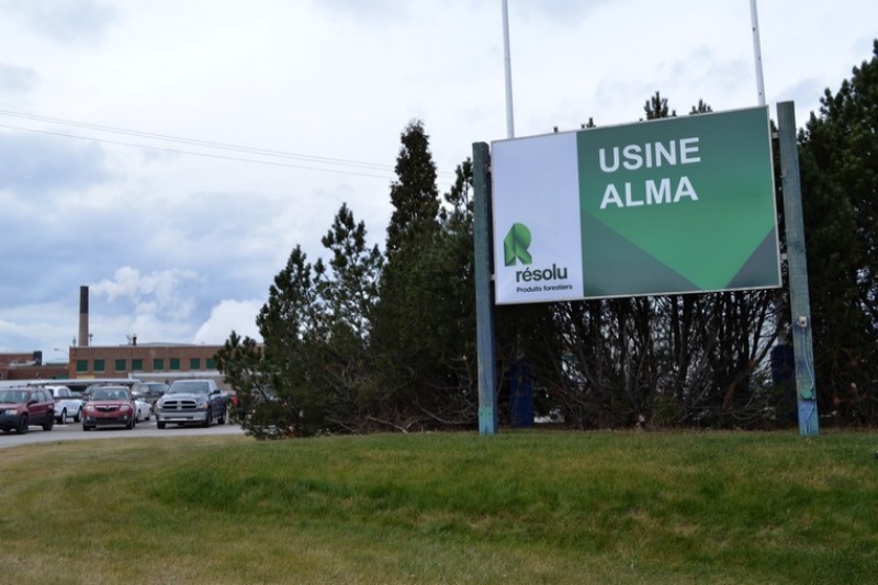 Résolu décrète un lock-out à son usine de papier d’Alma